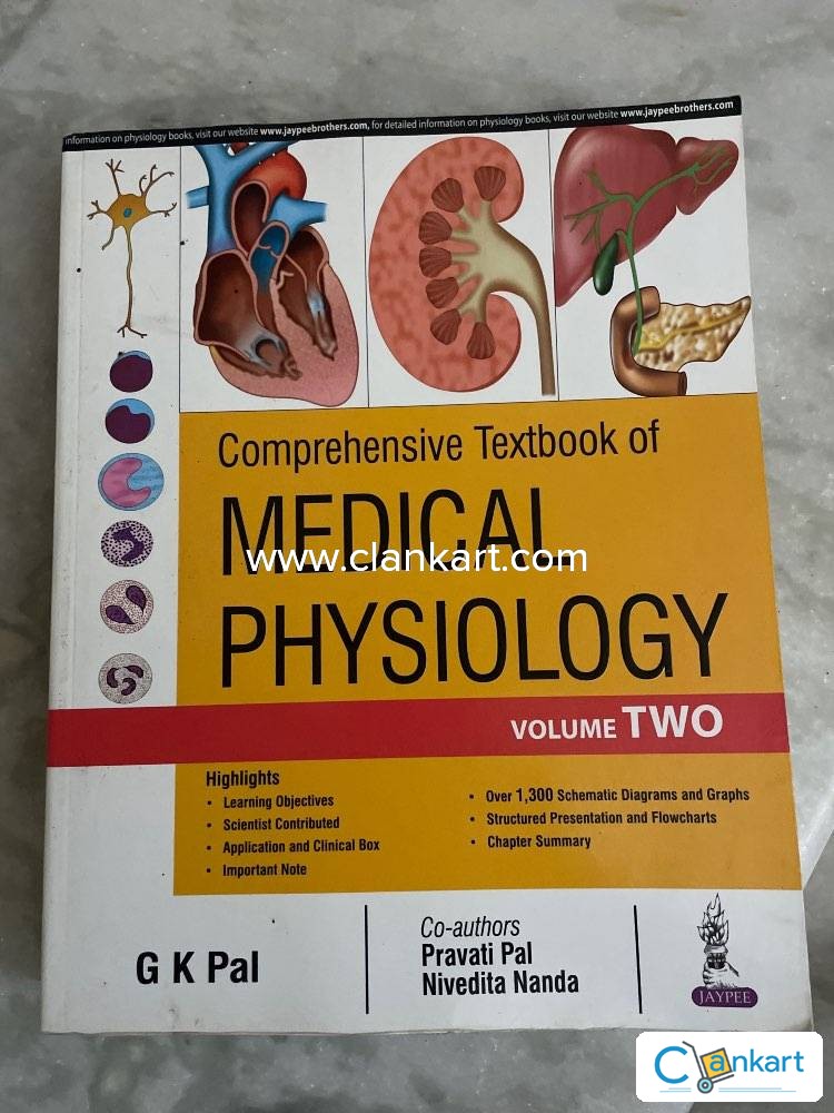Buy 'Comprehensive Textbook Of Medical Physiology Volume 2 By GK Pal ...