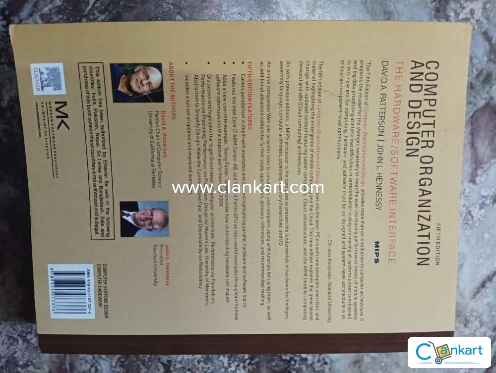 Buy 'Computer Organization And Design: The Hardware/Software Interface ...