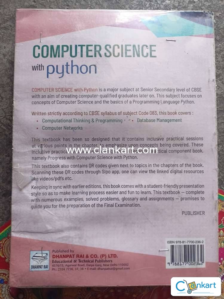 Buy 'Computer Science With Python' Book In Excellent Condition At ...