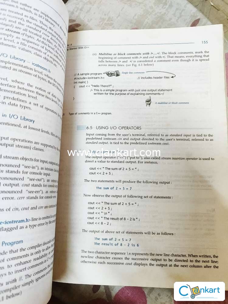 Buy 'Computer Science With C++ For Class XI' Book In Good Condition At ...