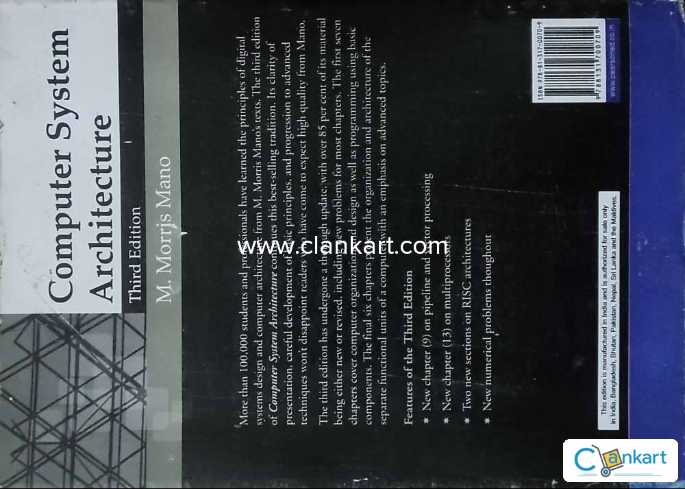 Buy 'Computer System Architecture' Book In Excellent Condition At ...