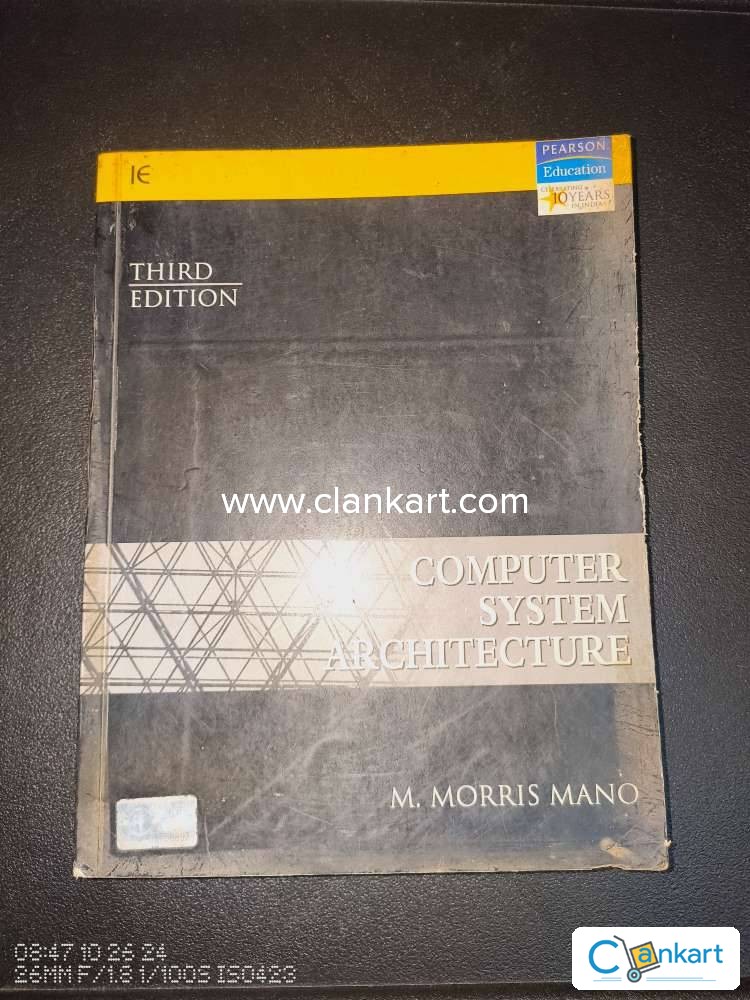 Buy 'Computer System Architecture' Book In Good Condition At Clankart.com Buy 'Computer System Architecture' Book In Good Condition At Clankart.com