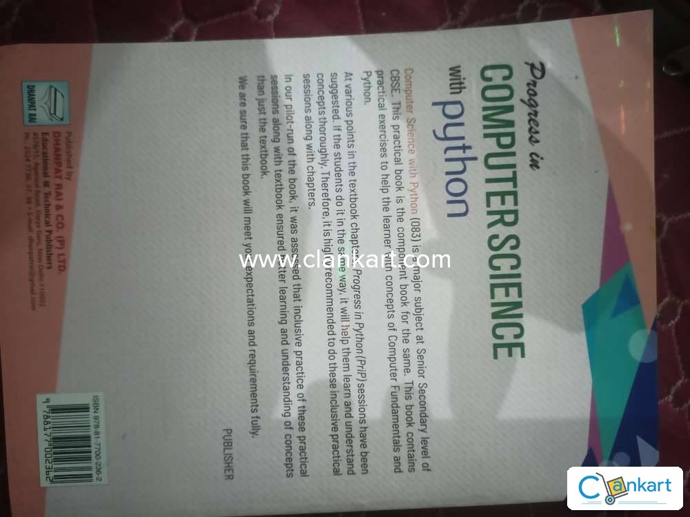 Buy 'Computer Science With Python Textbook And Practical Book For Class 12 (Examination 2020 ...