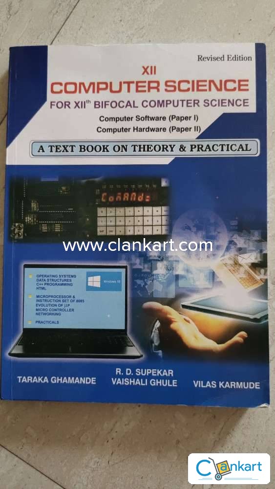 Buy 'Computer Science Class 12 (Software And Hardware)' Book In ...
