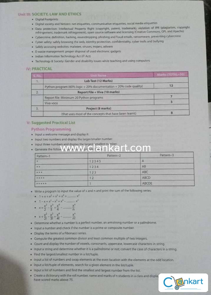 Buy 'computer Science With Python By Preeti Arora' Book In Excellent ...
