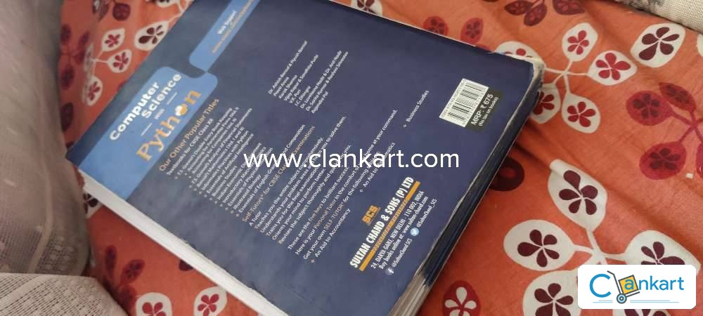 Buy 'Computer Science Python Class 12' Book In Fair Condition At ... Buy 'Computer Science Python Class 12' Book In Fair Condition At ...