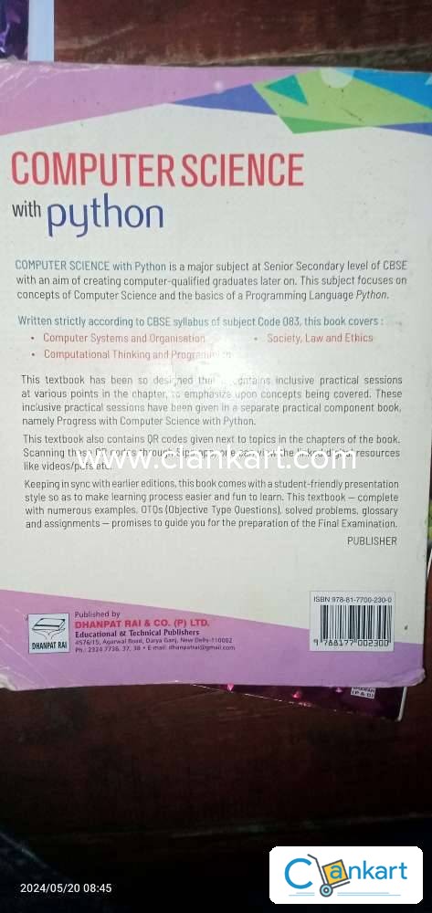 Buy 'Computer Science With Python Sumita Arora' Book In Excellent ... Buy 'Computer Science With Python Sumita Arora' Book In Excellent ...