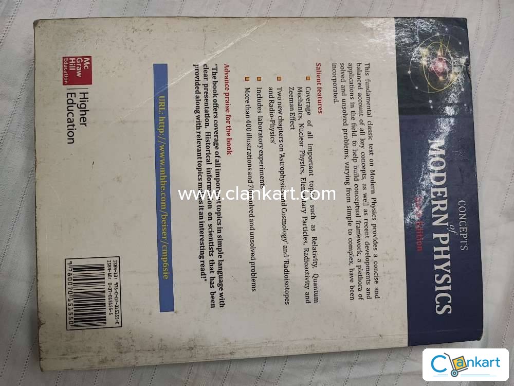 Buy 'Concepts Of Modern Physics' Book In Good Condition At Clankart.com