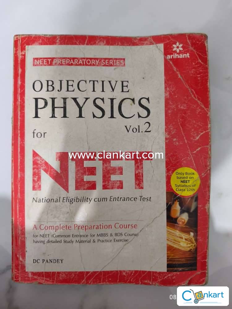 Buy 'DC Pandey Objective Physics For NEET Vol.2 NEET Preparatory Series ...