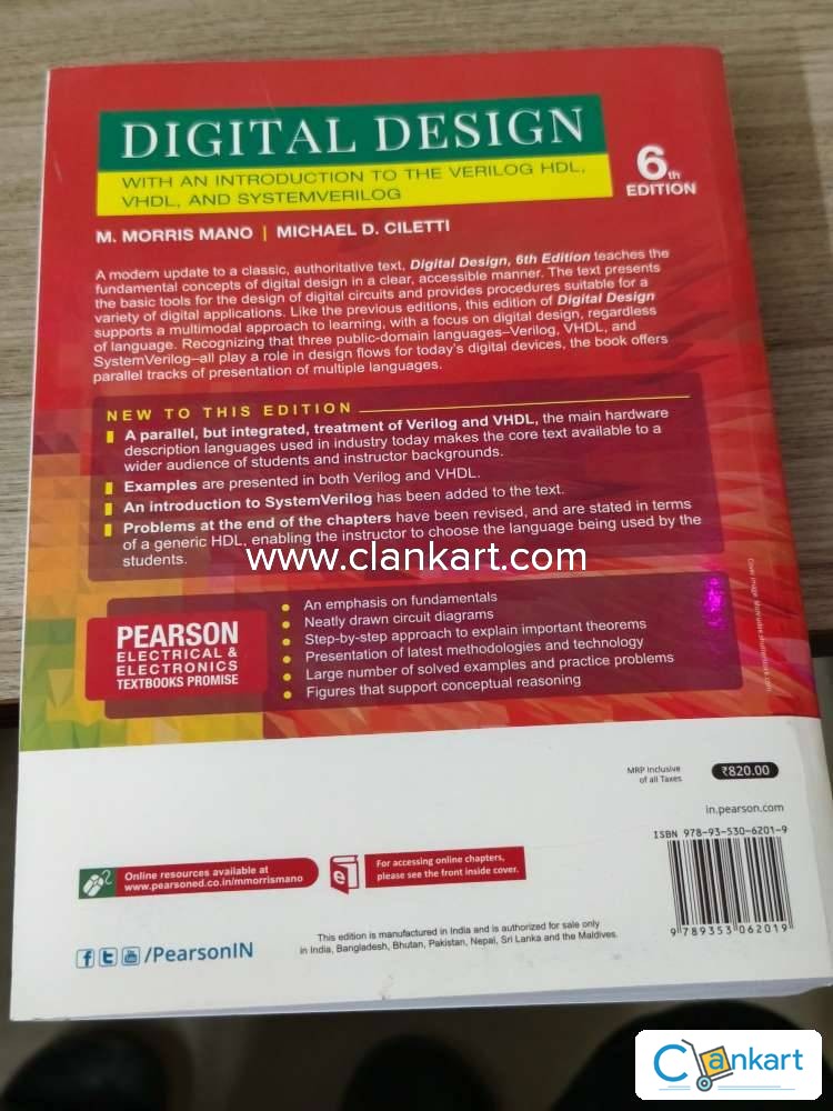 Buy 'DIGITAL DESIGN' Book In Excellent Condition At Clankart.com