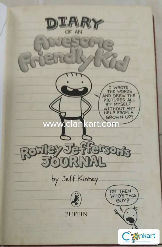 Buy 'Diary Of An Awesome Friendly Kid : Rowley Jefferson's Journal ...