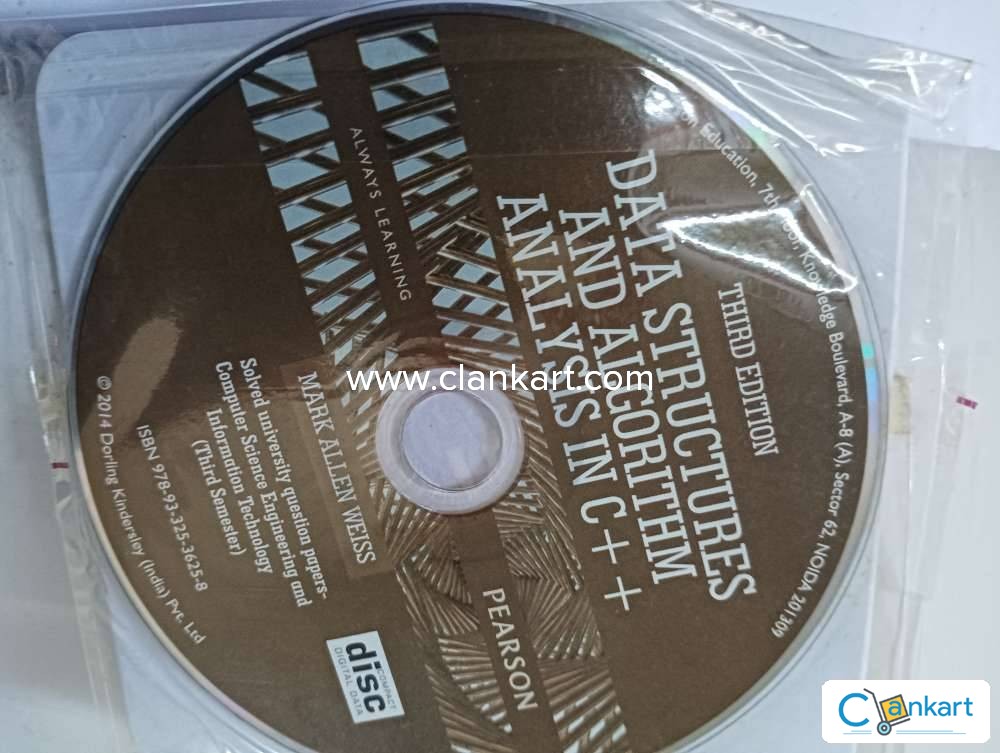 Buy 'DATA STRCT & ALGO ANALYSIS IN C++(ANNA)' Book In Excellent Condition At Clankart.com