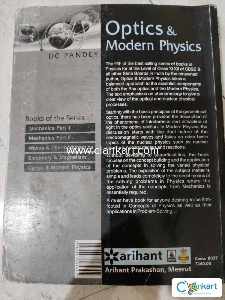 Buy 'Dc Pandey Optics & Modern Physics' Book In Excellent Condition At ...