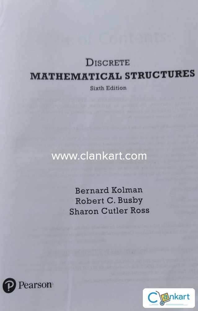 Buy 'Discrete Mathematical Structures' Book In Excellent Condition At ...
