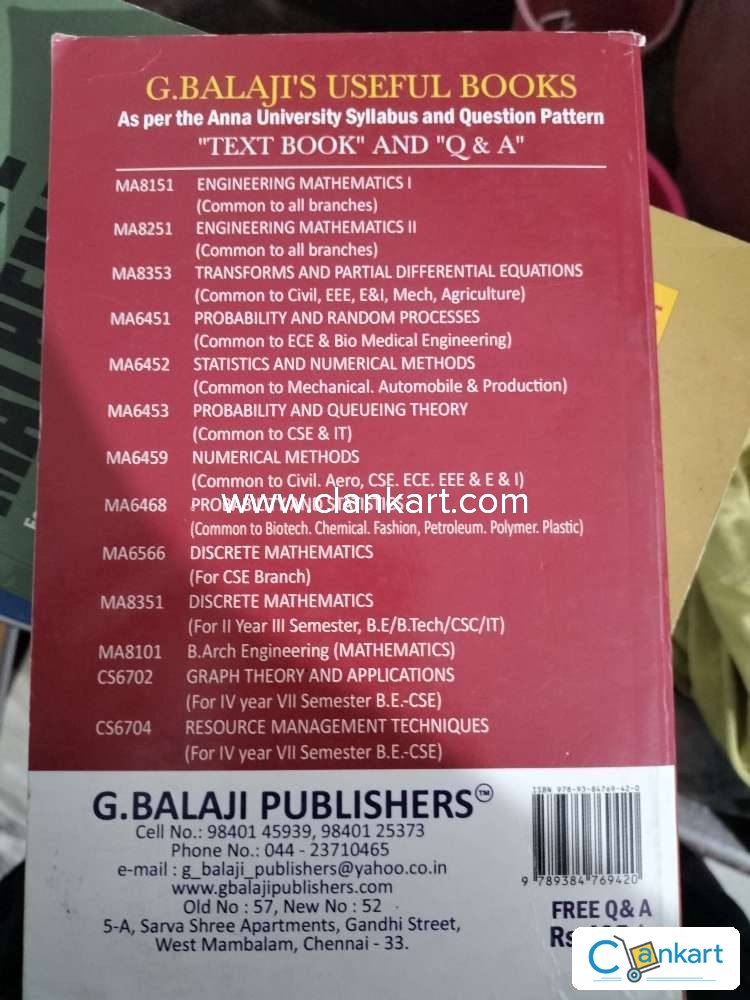 Buy 'Discrete Mathematics' Book In Excellent Condition At Clankart.com Buy 'Discrete Mathematics' Book In Excellent Condition At Clankart.com
