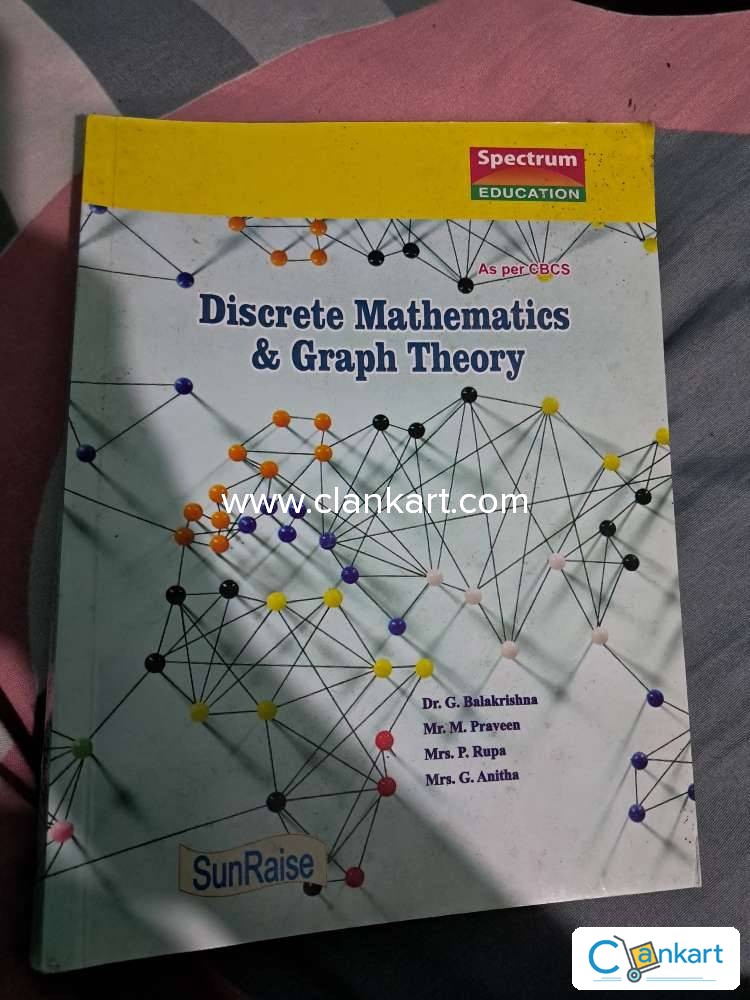 Buy 'Discrete Mathematics &Graph Theory' Book In Excellent Condition At ...