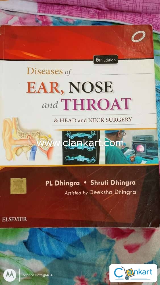Buy 'Diseases Of Ear, Nose And Throat' Book In Excellent Condition At ...