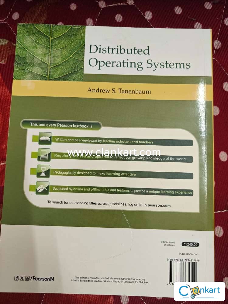 Buy 'Distributed Operating Systems' Book In Excellent Condition At ...