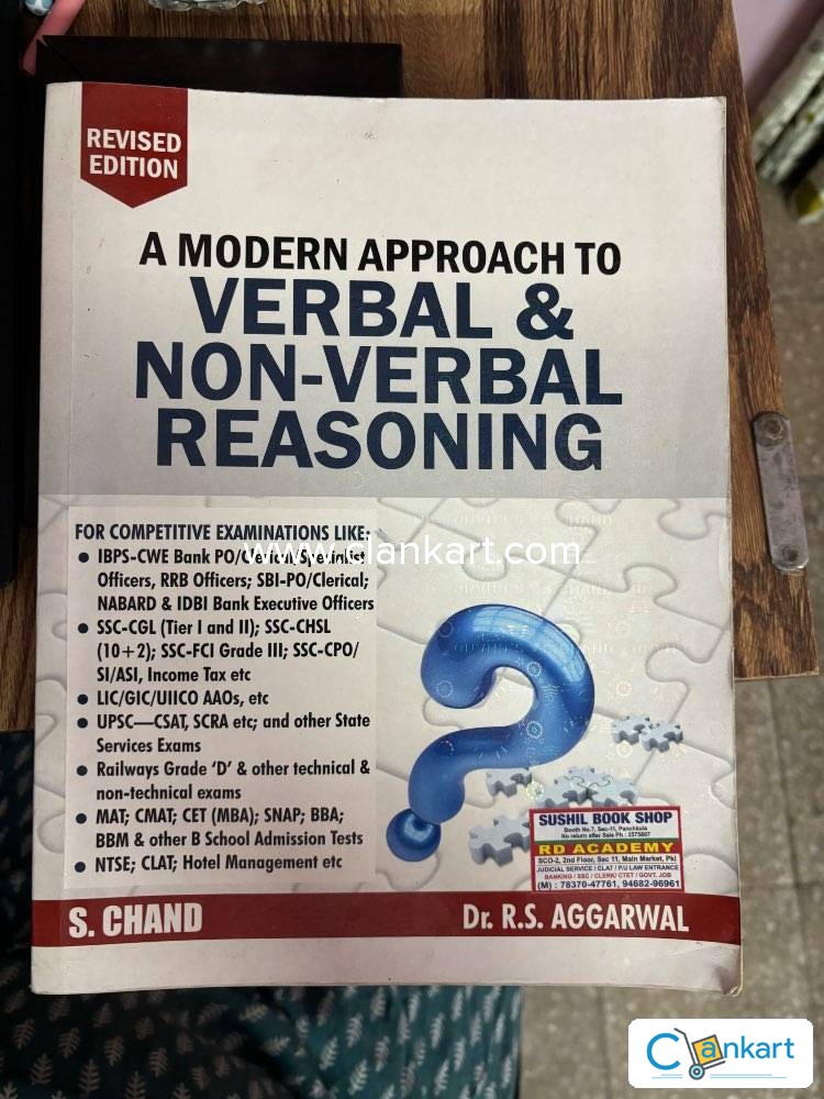 Buy 'A Modern Approach To Verbal & Non-Verbal Reasoning' Book In ...