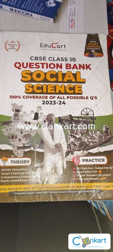 Buy 'EDUCART QUESTION BANK SOCIAL 2023-24' Book In Excellent Condition ...
