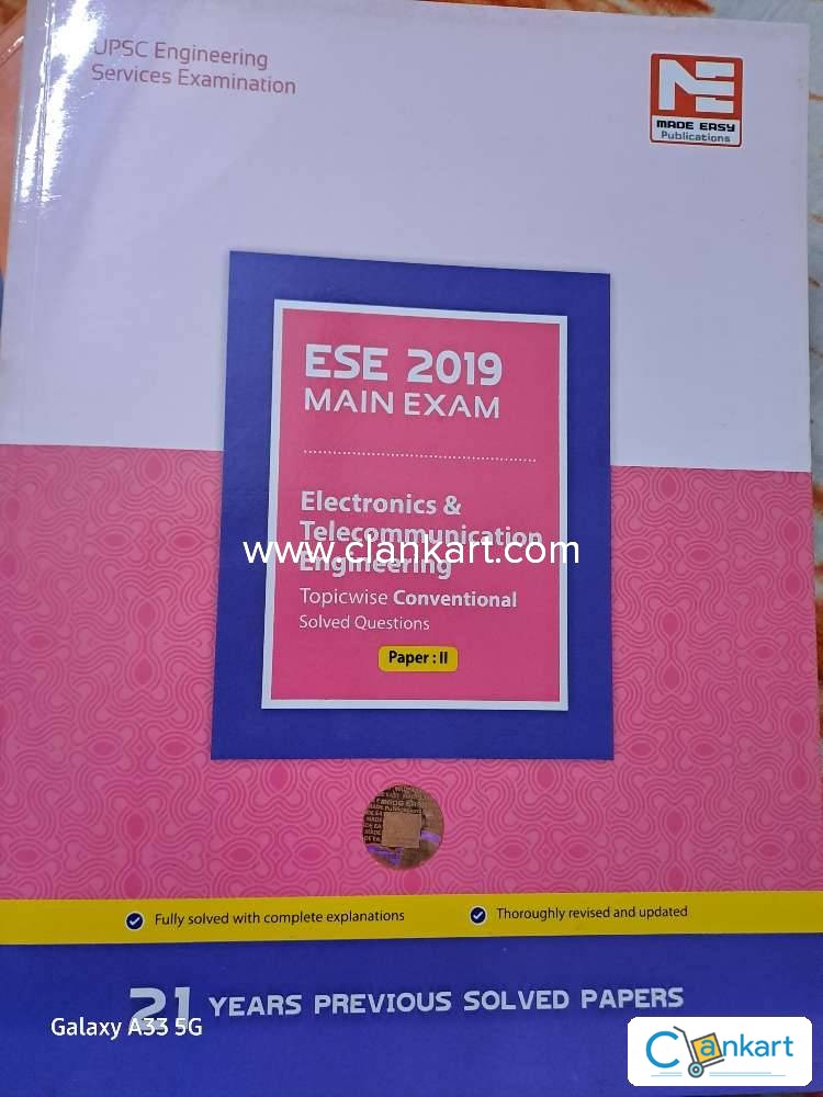 Buy 'ESE 2019: Mains Examination: E & T Engineering Conventional Paper ...