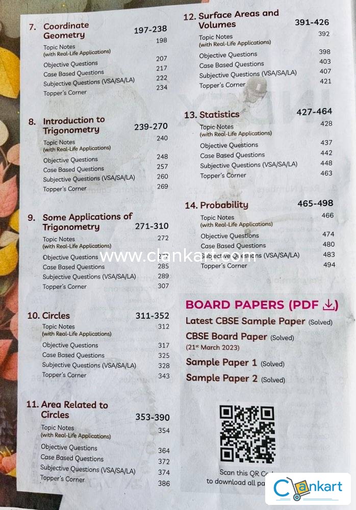 Buy 'Educart CBSE Class 10 Mathematics Question Bank' Book In Excellent ...