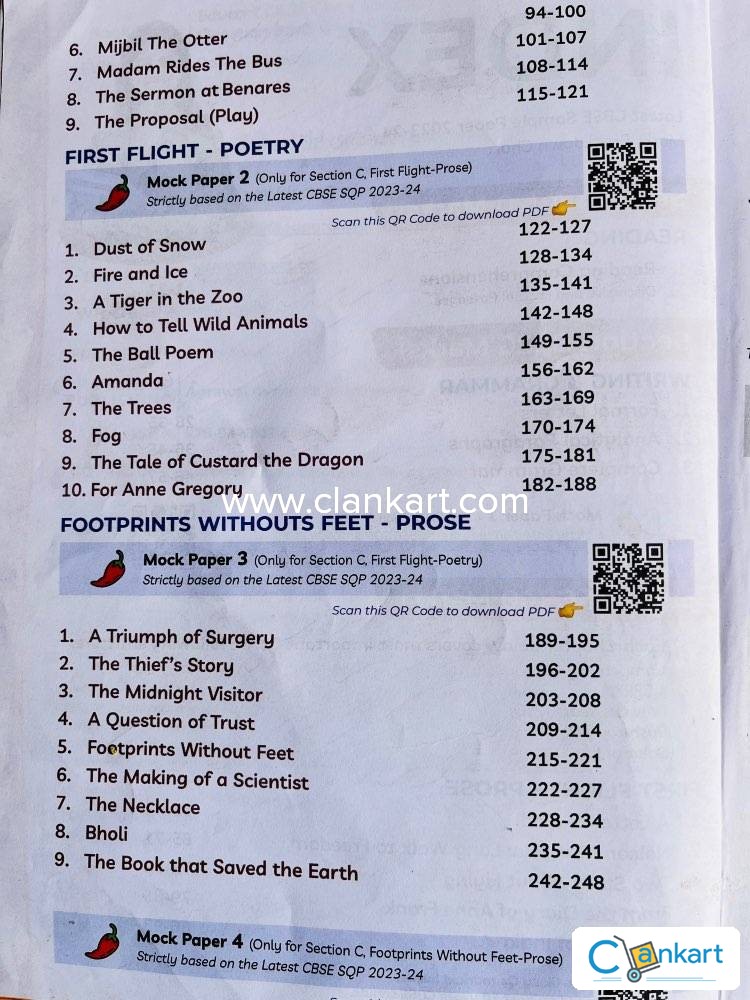 Buy 'Educart CBSE Class 10 One Shot English Question Bank' Book In ...