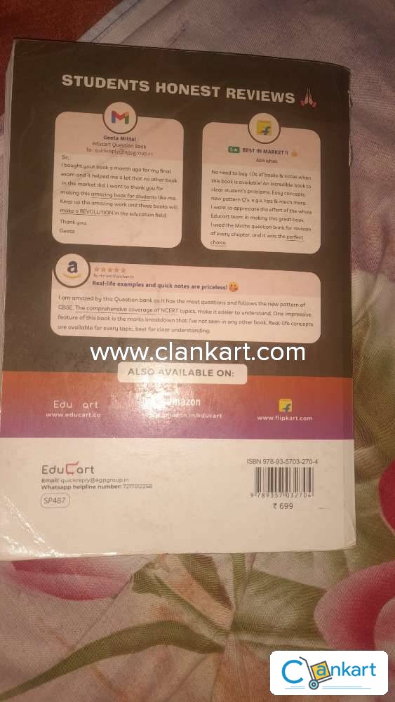 Buy 'Educart CBSE Class 10 SOCIAL SCIENCE Question Bank 2023-24 (NCERT ...