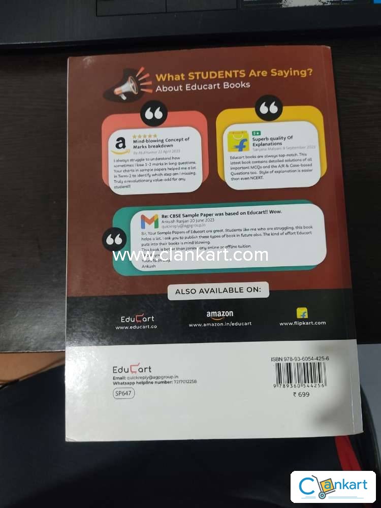 Buy 'Educart CBSE Question Bank Class 10 English 2024-25 (As Per Latest ...