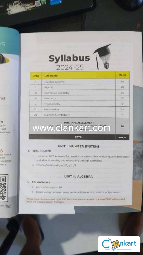 Buy 'Educart CBSE Question Bank Class 10 Mathematics 2024-25 (As Per ...