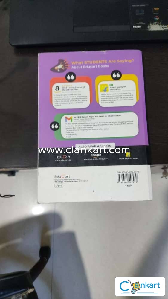 Buy 'Educart CBSE Question Bank Class 10 Mathematics 2024-25 (As Per ...