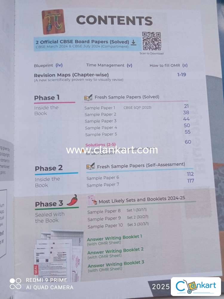 Buy 'Educart Class 10 Mathematics Sample Paper' Book In Excellent ...
