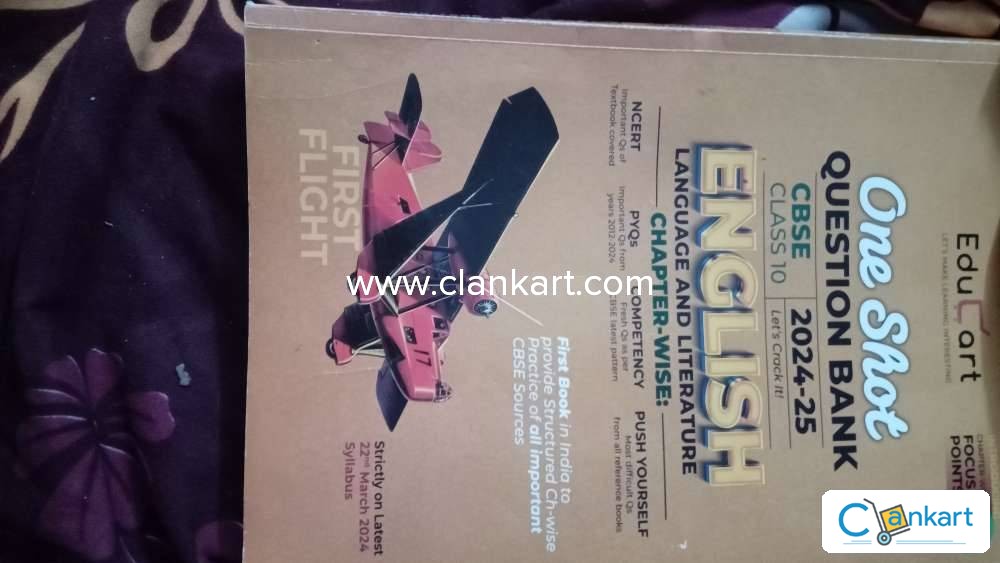 Buy 'Educart CBSE Class 10 ENGLISH One Shot Question Bank 2024-25 ...