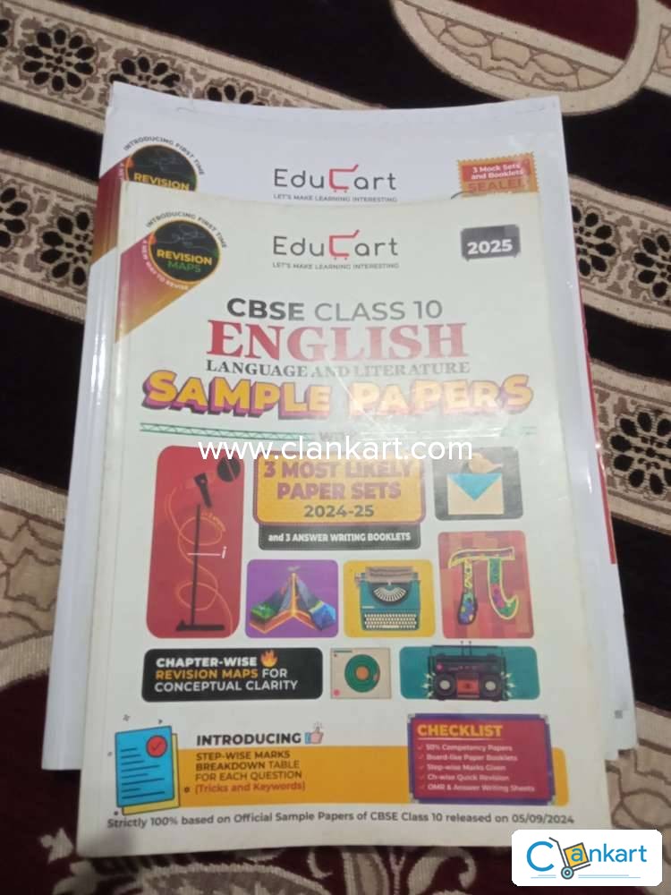 Buy 'Educart CBSE English Language And Literature Class 10 Sample ...