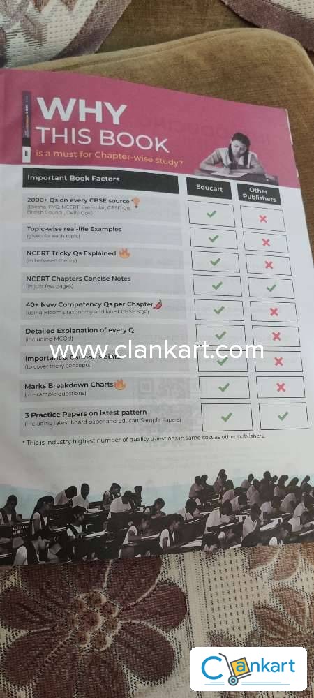 Buy 'Educart CBSE Question Bank Class 10 Mathematics 2024-25 (As Per ...