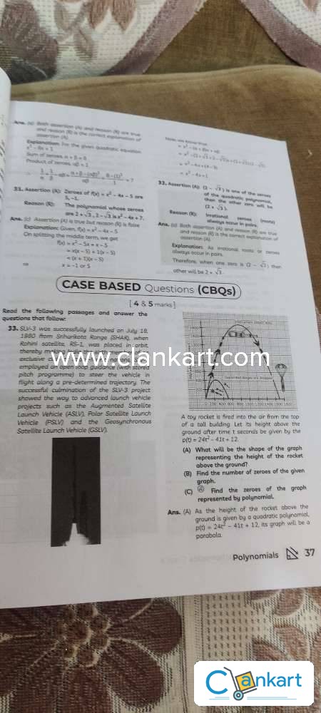 Buy 'Educart CBSE Question Bank Class 10 Mathematics 2024-25 (As Per ...