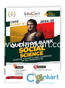 Buy 'Educart CBSE Question Bank Class 10 Social Science 2024-25 (As Per ...
