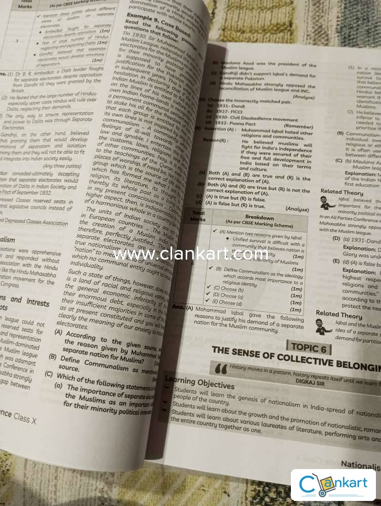 Buy 'Educart Question Bank Social Science 2024-2025 For Class 10' Book ...