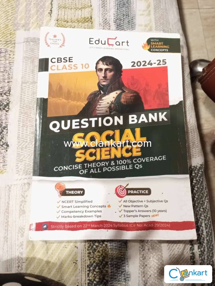 Buy 'Educart Question Bank Social Science 2024-2025 For Class 10' Book ...