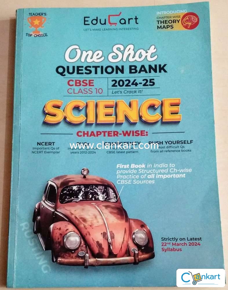 Buy 'Educart CBSE Class 10 SCIENCE One Shot Question Bank 2024-25 ...
