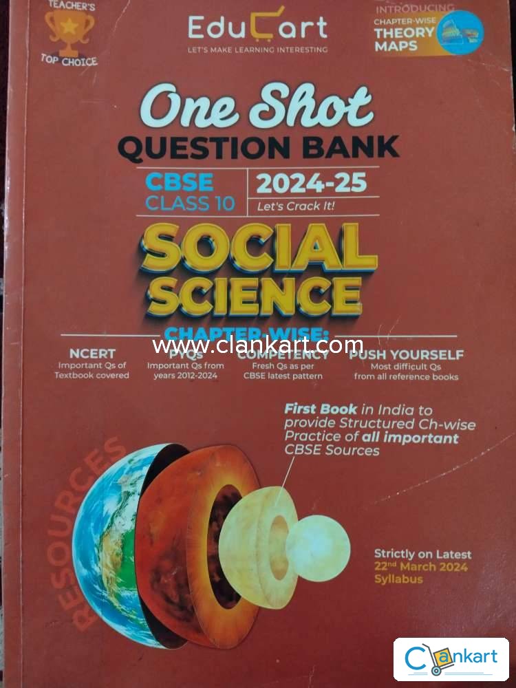 Buy 'Educart CBSE Class 10 SOCIAL SCIENCE One Shot Question Bank 2024 ...