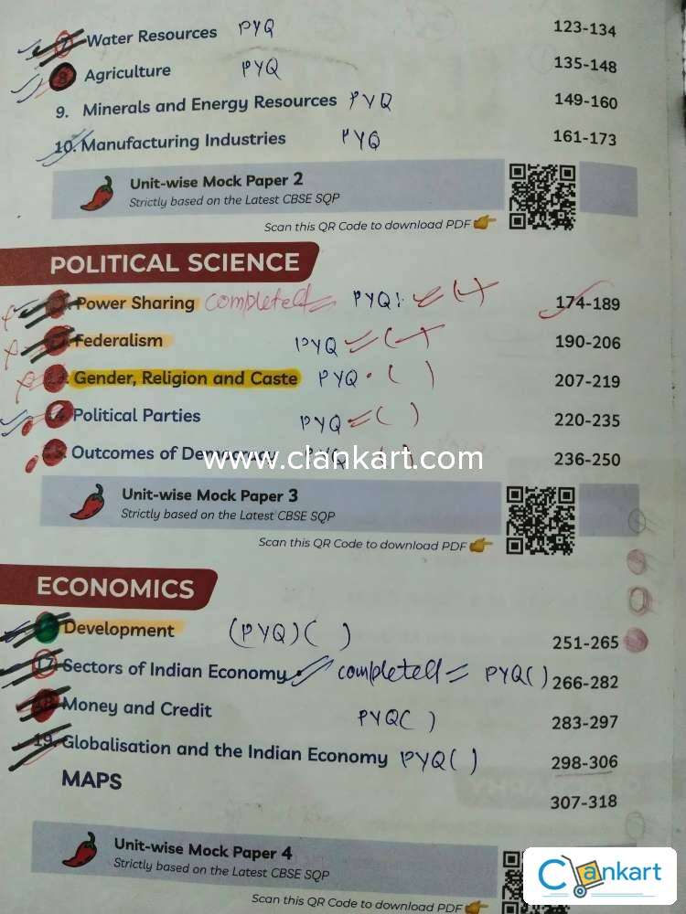 Buy 'Educart CBSE Class 10 SOCIAL SCIENCE One Shot Question Bank 2024 ...