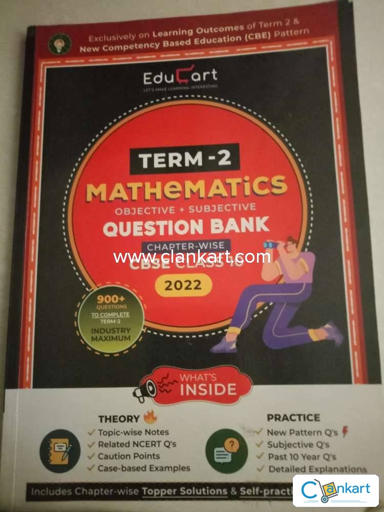 Buy 'Educart Term 2 Mathematics CBSE Class 10 Objective & Subjective ...