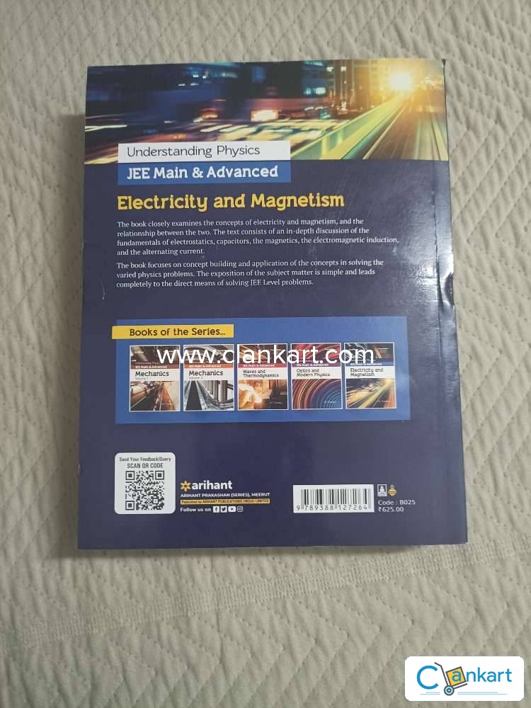 Buy 'Understanding Physics JEE Main And Advanced Electricity And ...