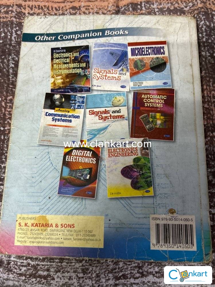 Buy 'A Text Book Of Electronics Devies Circuits (MDU)' Book In Fair ...