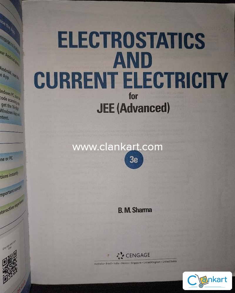Buy 'Electrostatics & Current Electricity' Book In Excellent Condition ...