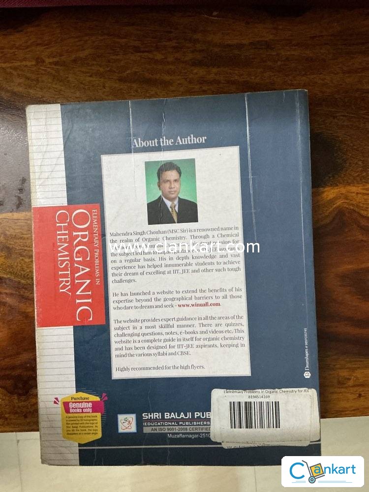 Buy 'Elementary Problems In Organic Chemistry For JEE By MS Chauhan ...