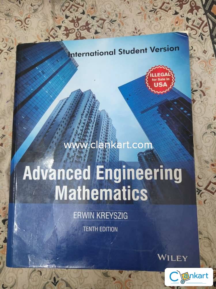 Buy 'ADVANCE ENGINEERING MATHEMATICS' Book In Excellent Condition At Clankart.com
