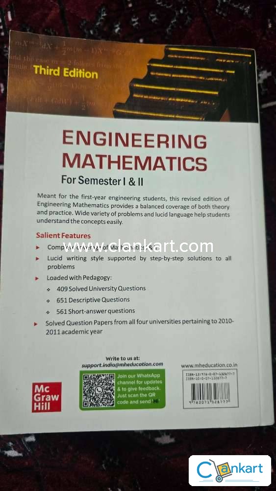 Buy 'Engineering Mathematics, 3rd Ed.' Book In Excellent Condition At ...