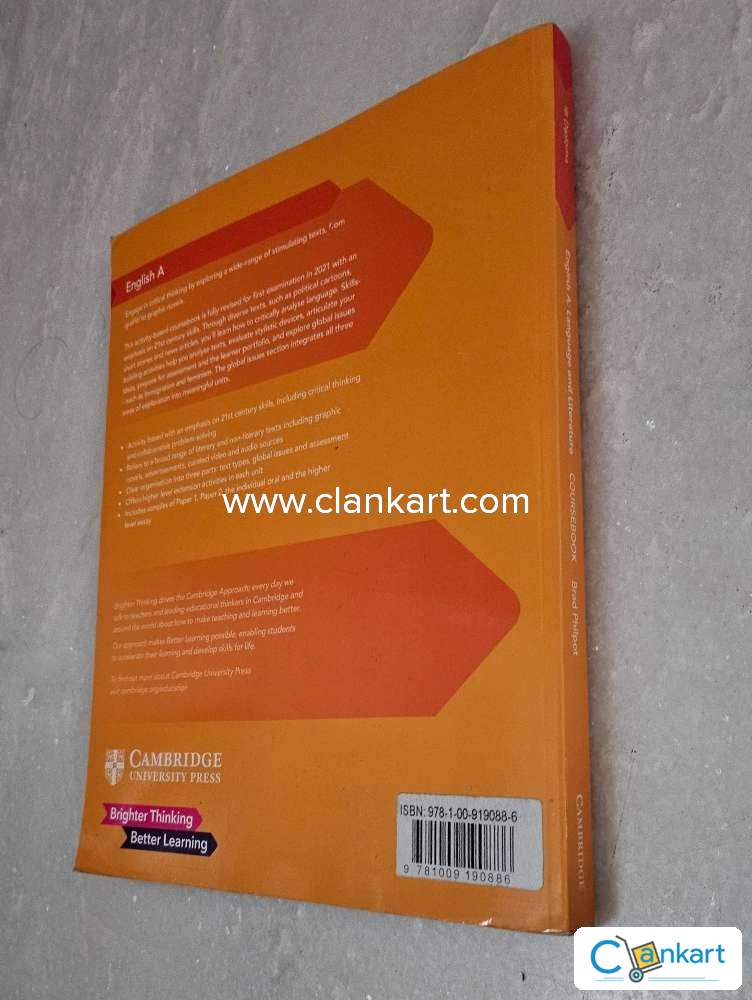 Buy 'English A:Language And Literature' Book In Excellent Condition At ...